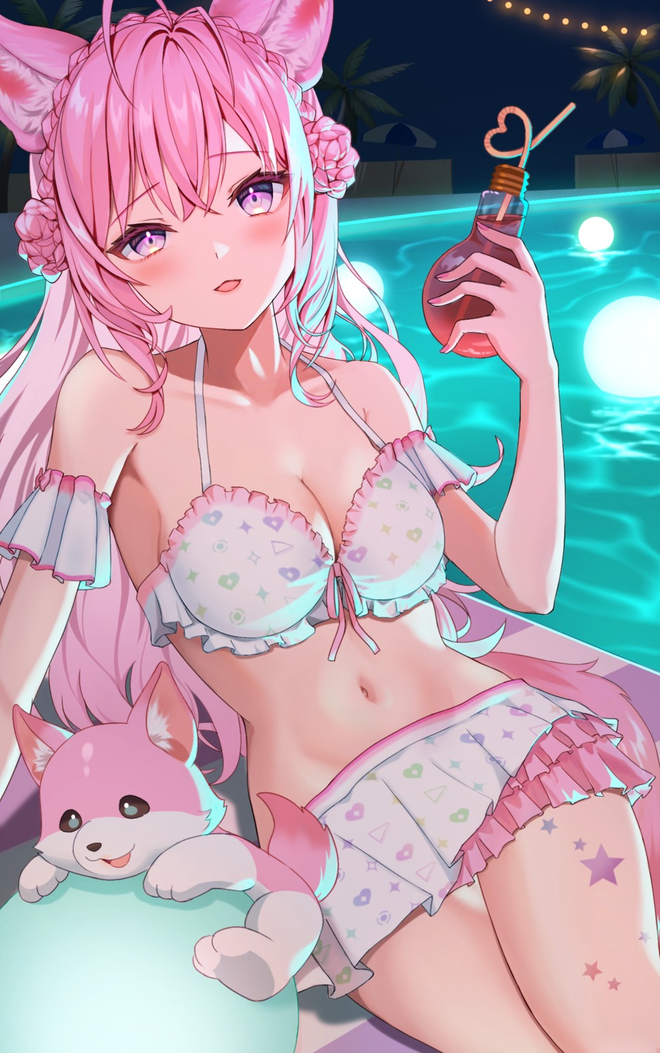 sable mint hololive hakui koyori animal ears bikini cleavage swimsuits | #1053701 | yande.re